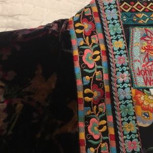 Johnny Was | Jackets & Coats | Johnny Was Fusai Velvet Kimono | Poshmark